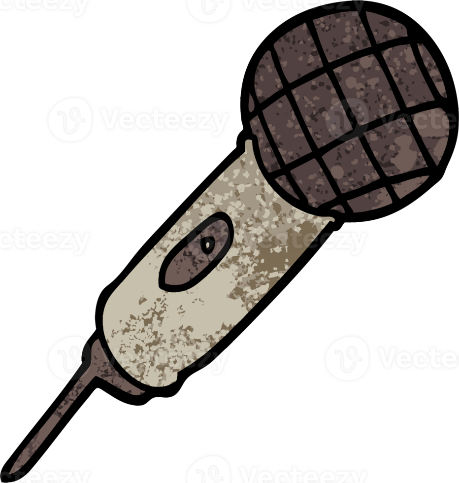 grunge textured illustration cartoon microphone 44957147 PNG grunge textured illustration cartoon microphone 44957147 PNG