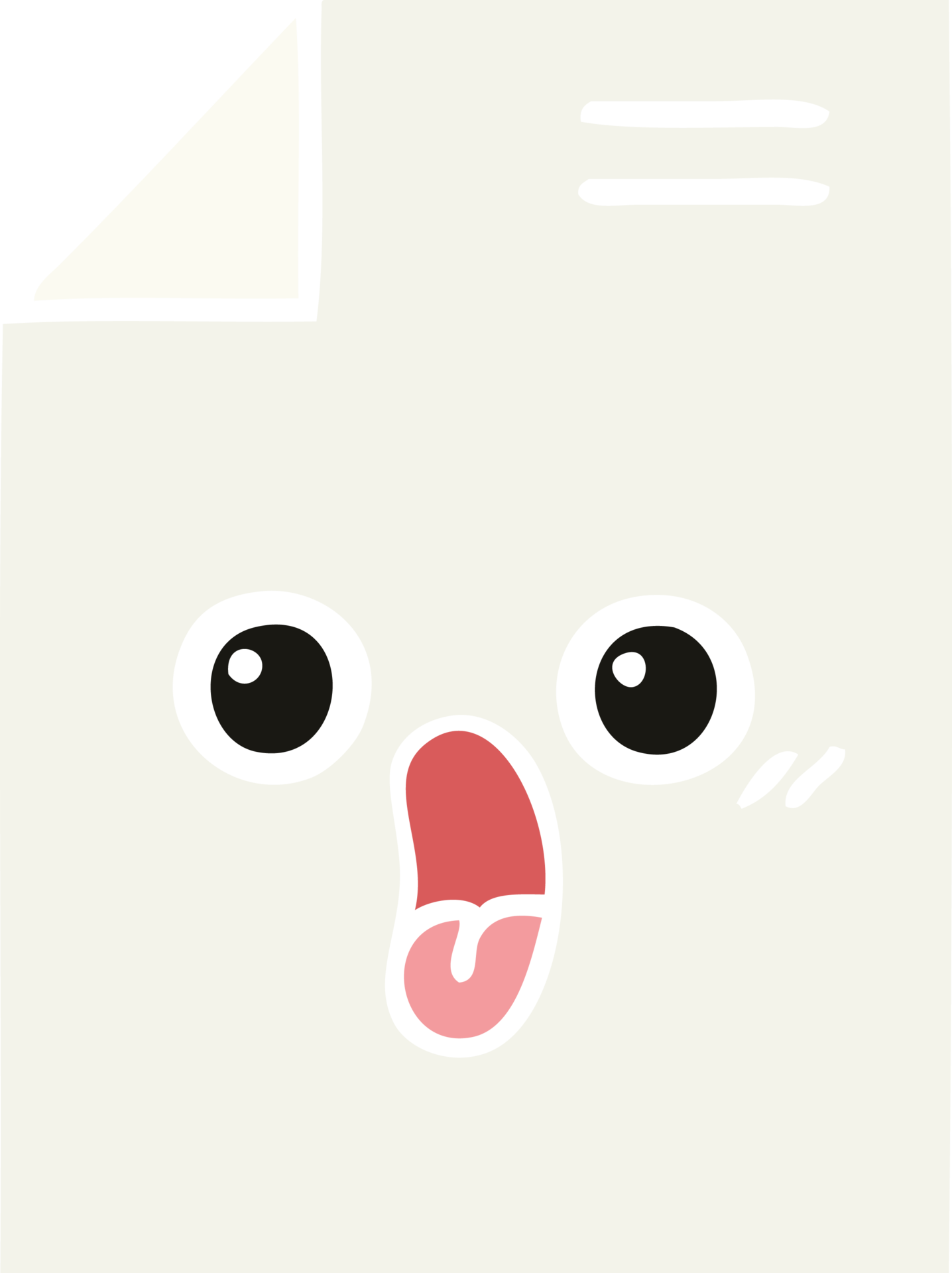 hoja de papel de dibujos animados retro de color plano 44957715 PNG hoja de papel de dibujos animados retro de color plano 44957715 PNG