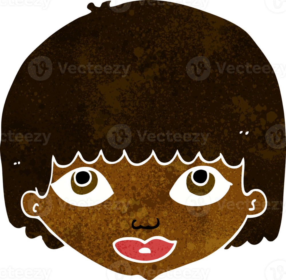 Cartoon Female Face 44958361 Png
