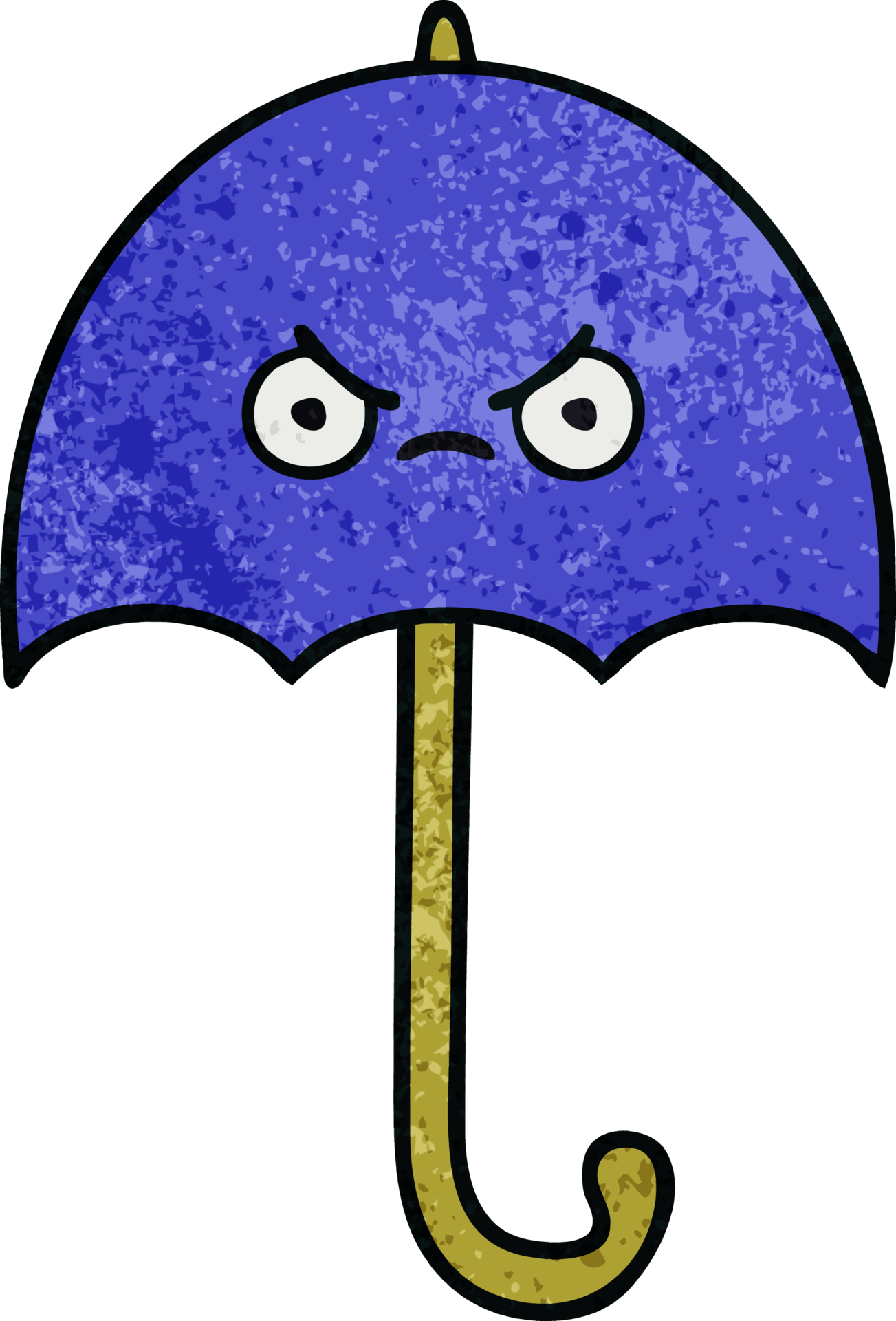 retro grunge texture cartoon umbrella 44959485 PNG retro grunge texture cartoon umbrella 44959485 PNG
