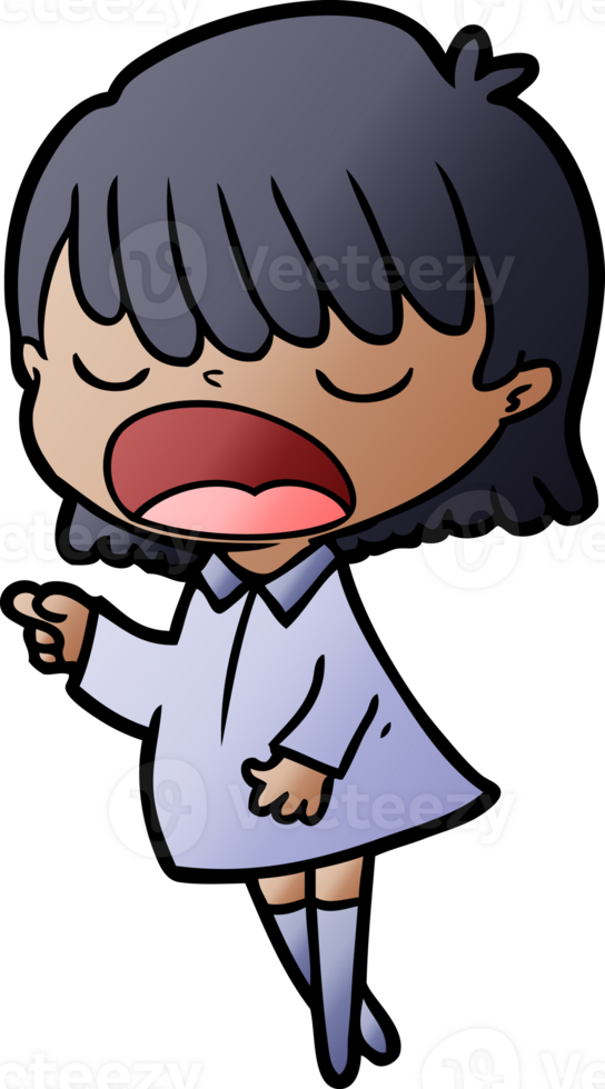 femme de bande dessinée parlant fort 44961144 PNG femme de bande dessinée parlant fort 44961144 PNG