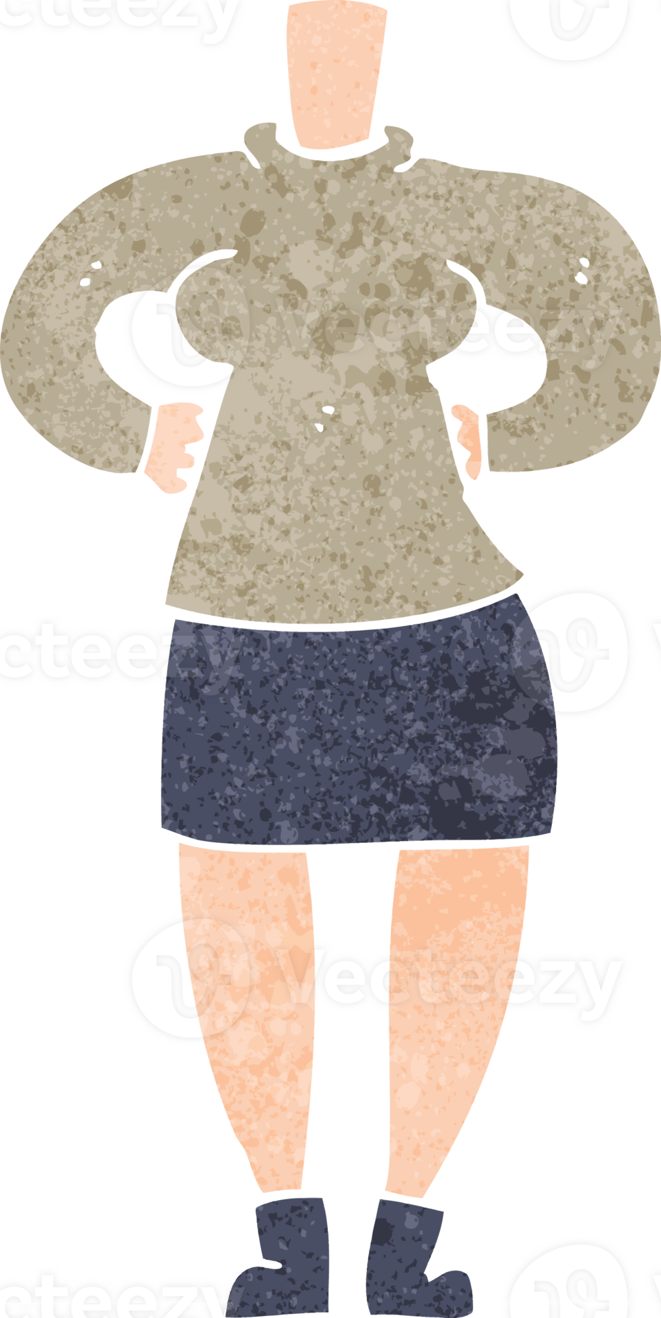 Cartoon Female Body Add Photos Or Mix And Match Cartoons 44964953 Png