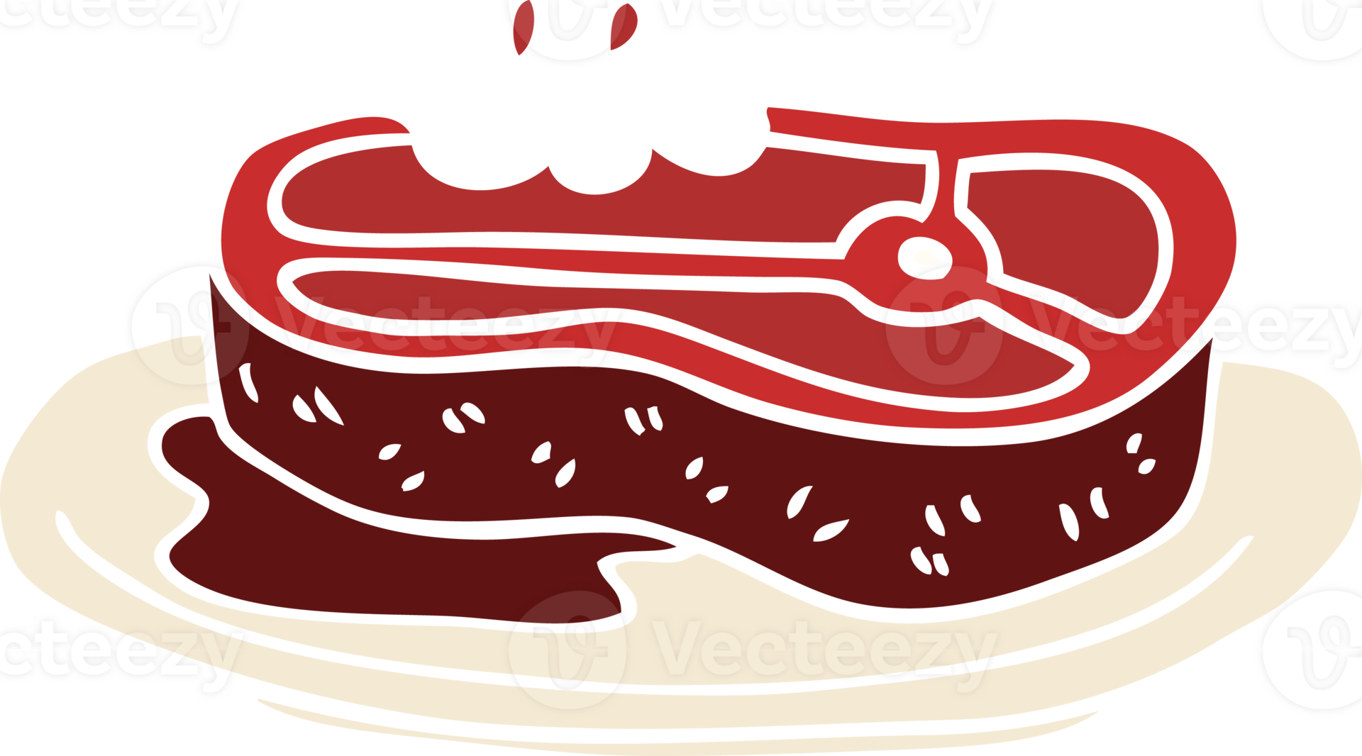 Cartoon Doodle Rare Steak 44990508 Png