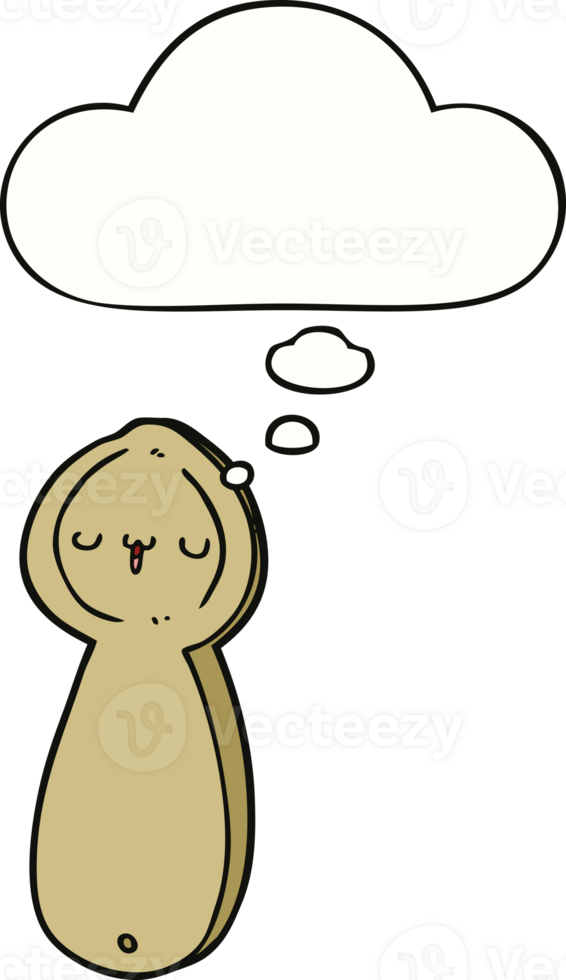 cuchara de dibujos animados con burbujas de pensamiento 45004508 PNG