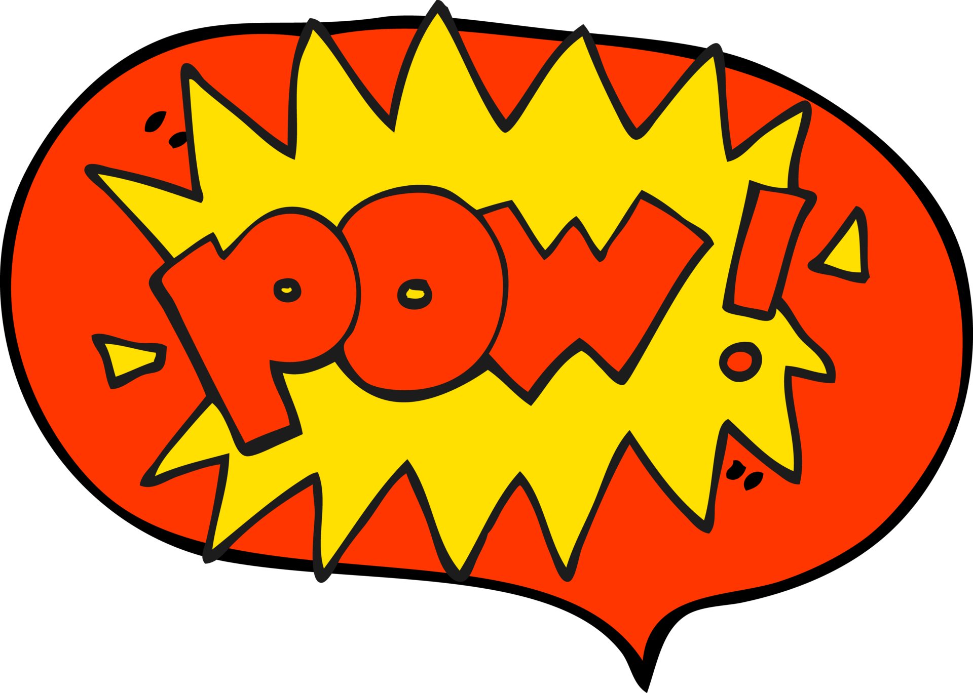 hand drawn speech bubble cartoon pow symbol 45017203 PNG hand drawn speech bubble cartoon pow symbol 45017203 PNG