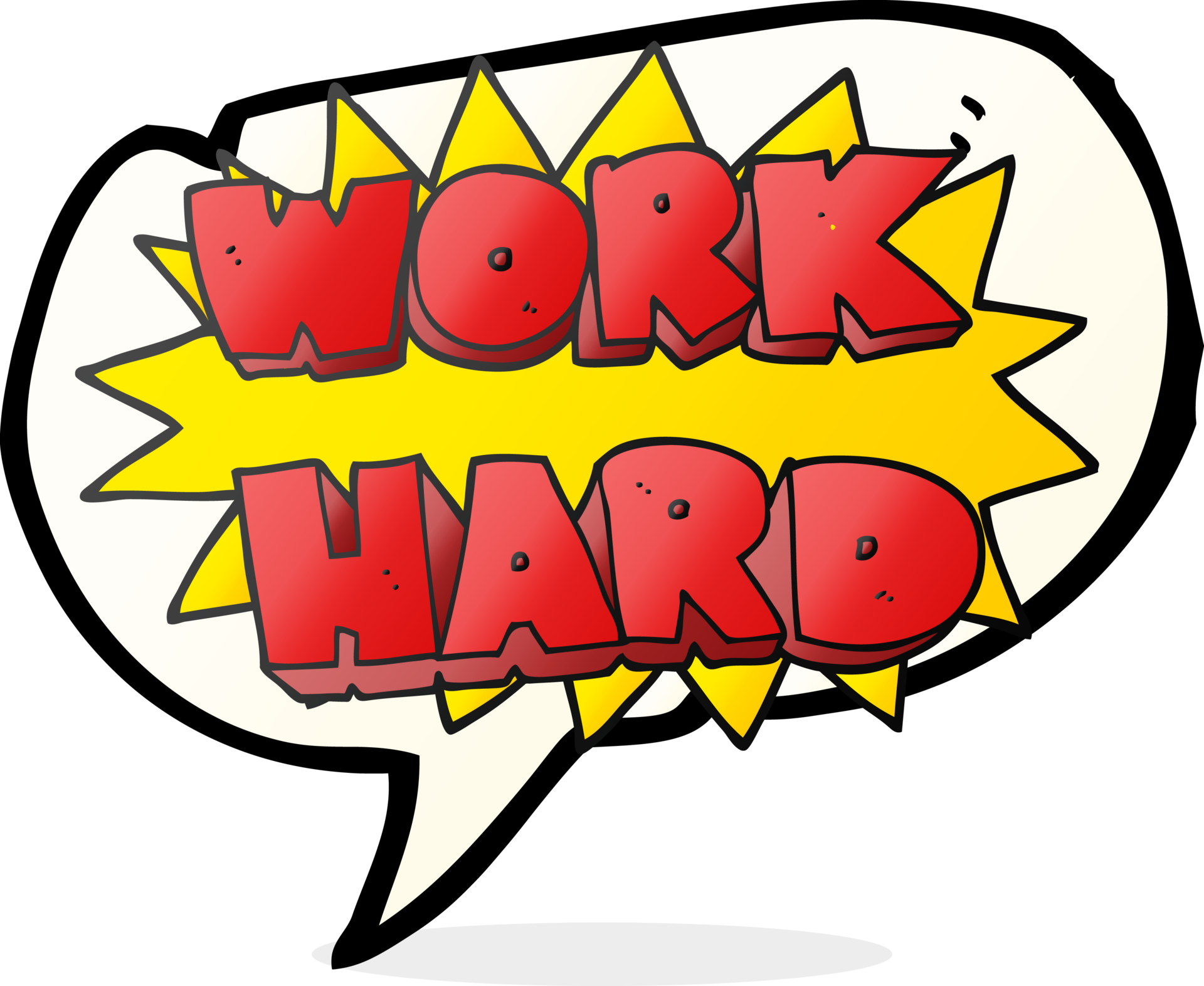 hand drawn speech bubble cartoon work hard symbol 45021312 PNG hand drawn speech bubble cartoon work hard symbol 45021312 PNG