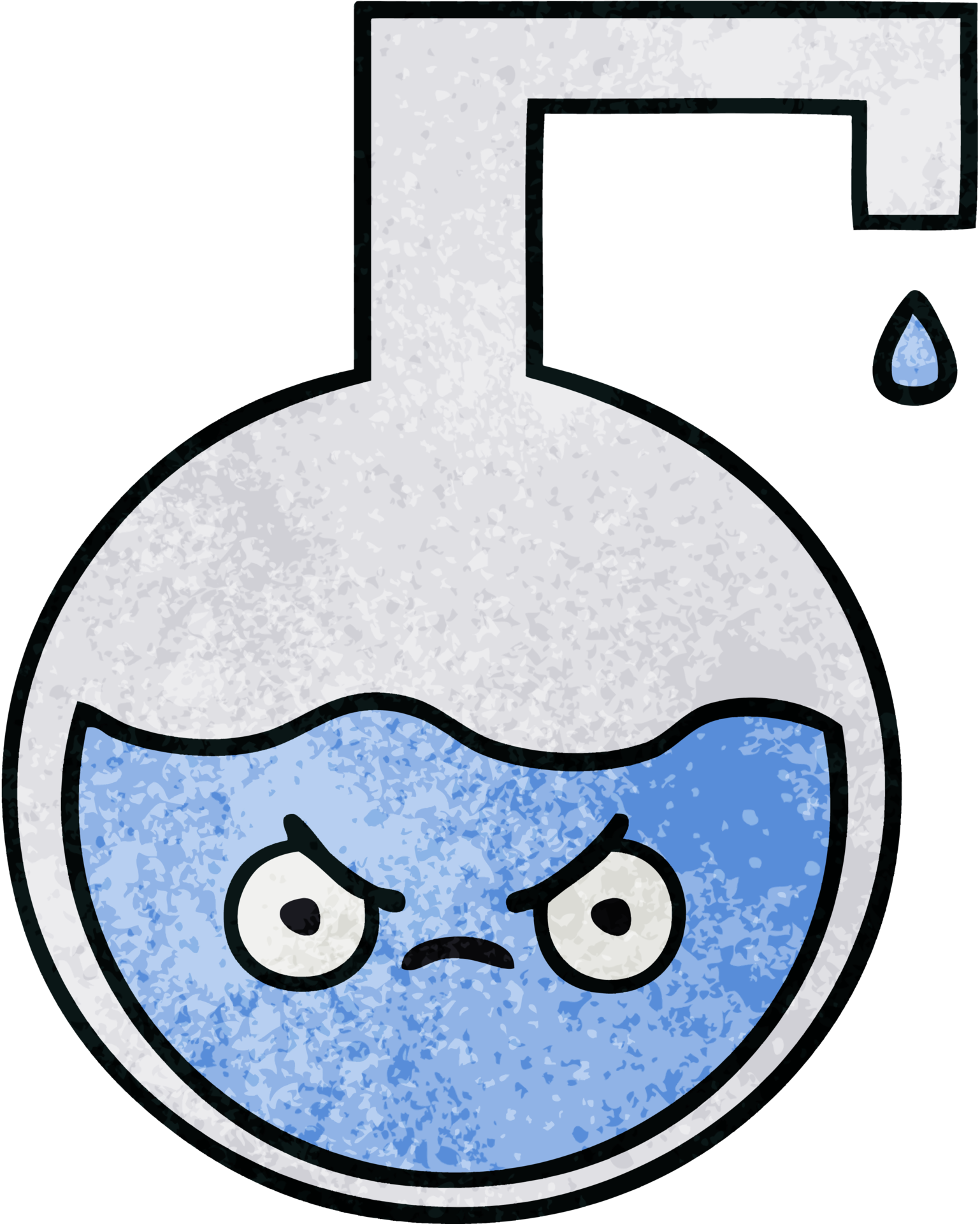 rétro grunge texture dessin animé de une science expérience 45031070 PNG