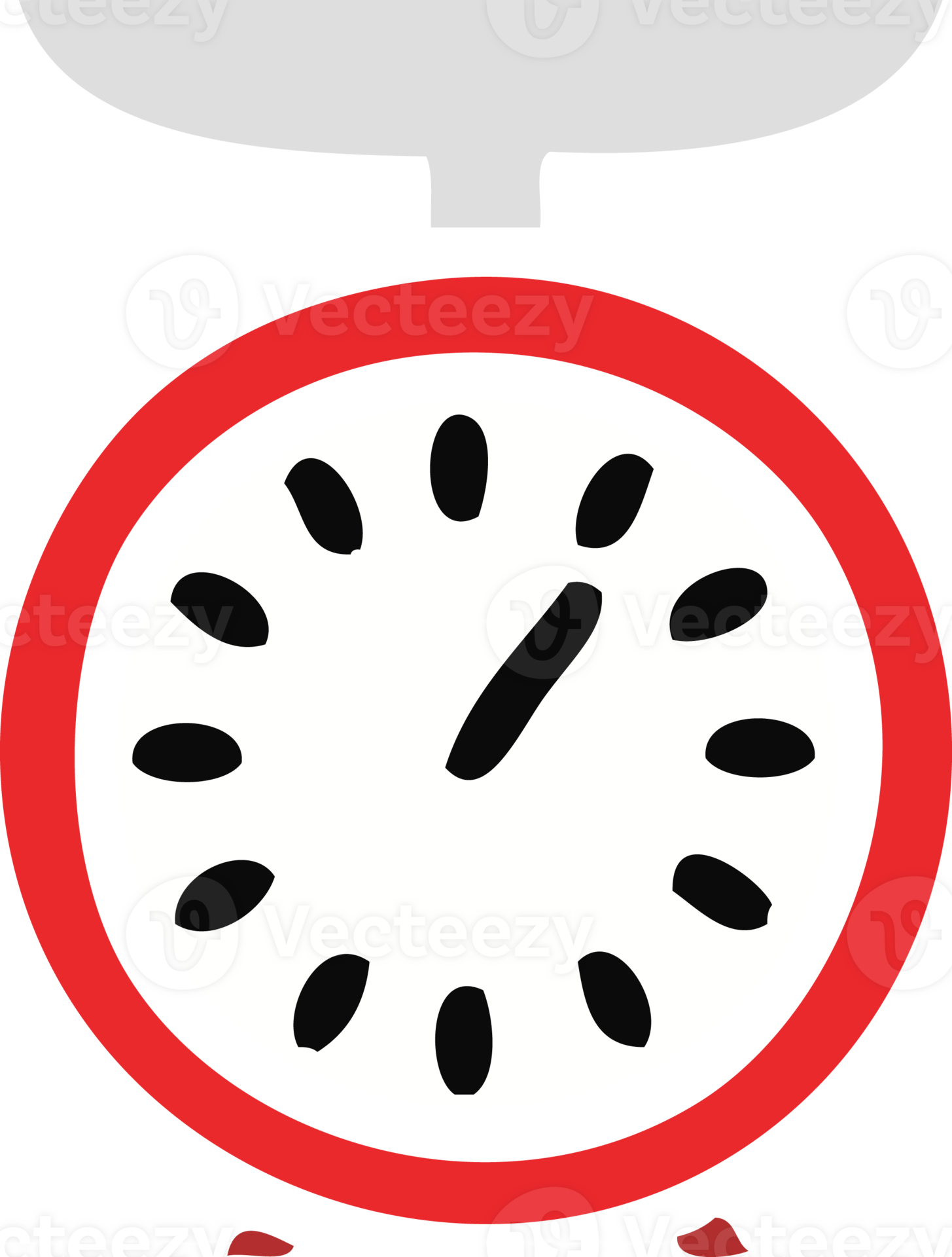 Flat Color Retro Cartoon Of A Weighing Scale 45032379 Png