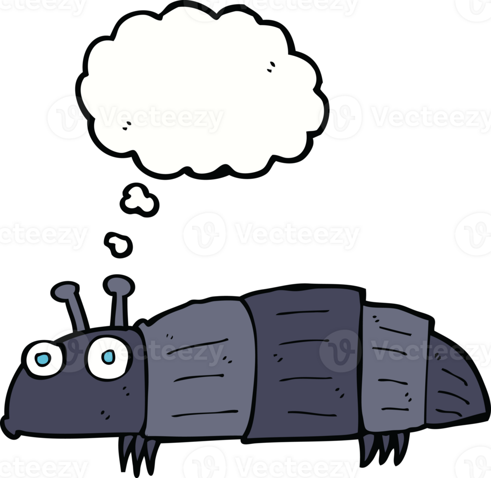 Cartoon Bug With Thought Bubble 45062963 Png