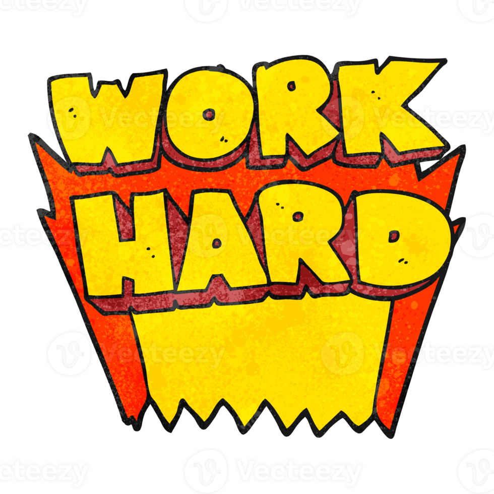 hand drawn texture cartoon work hard symbol 45063190 PNG hand drawn texture cartoon work hard symbol 45063190 PNG