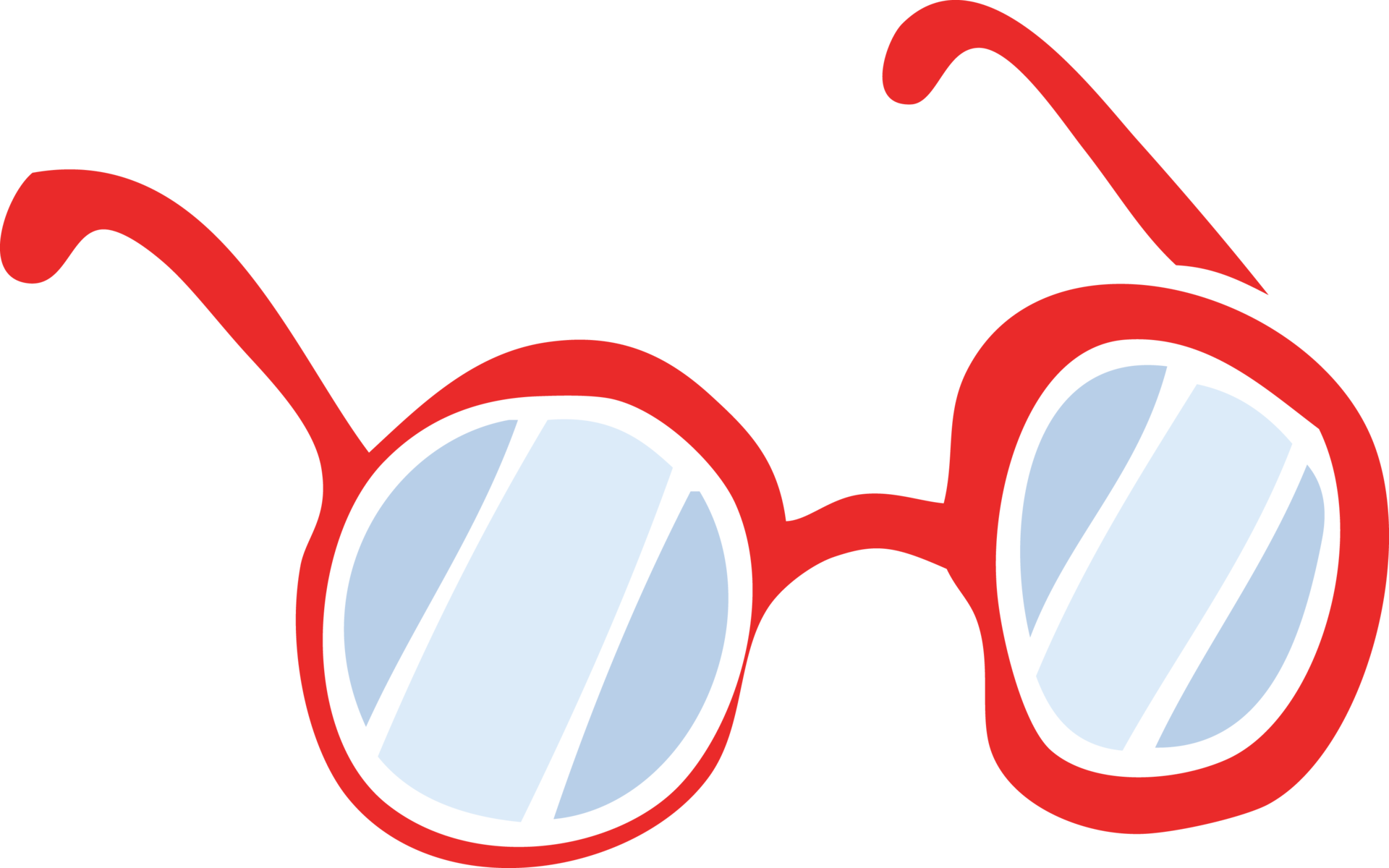 Flat Color Illustration Cartoon Spectacles 45070164 Png