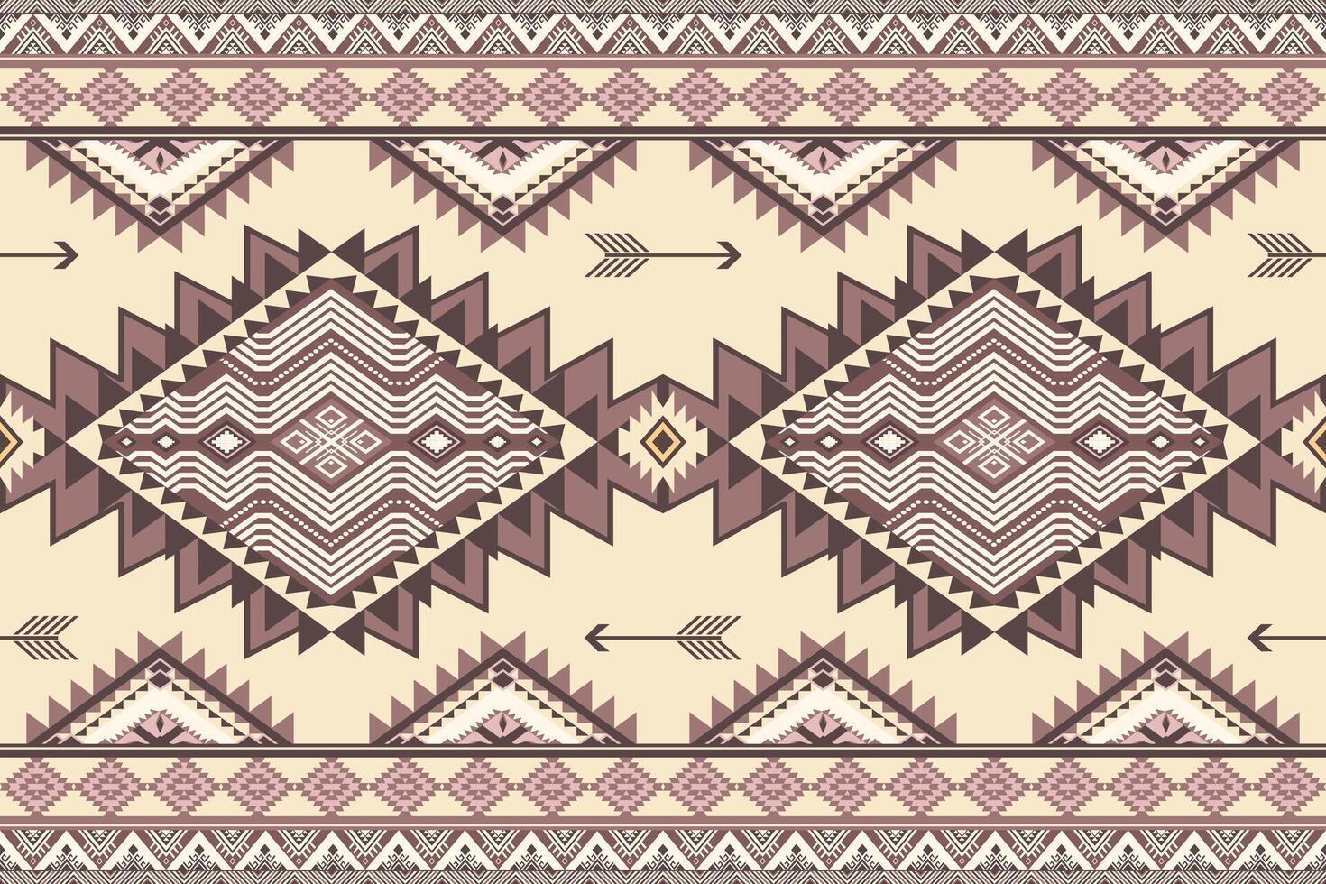 Navajo tribal seamless pattern.Native American ornament.Abstract ethnic ...