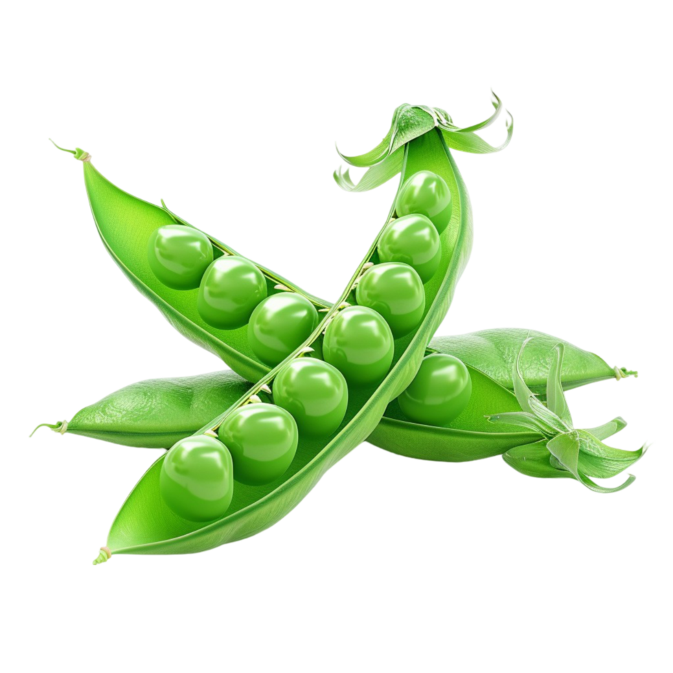 green peas on a transparent background AI-Generated 45083923 PNG
