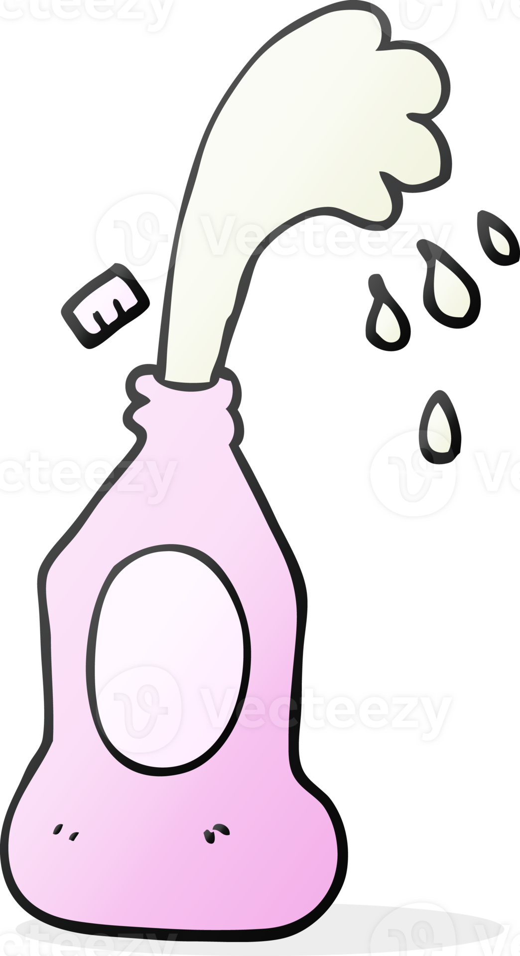 hand drawn cartoon squirting lotion bottle 45085187 PNG