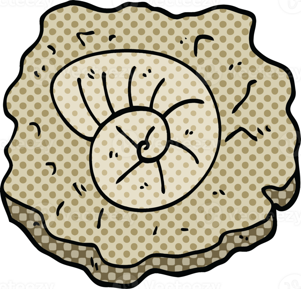 comic book style cartoon ancient fossil 45085386 PNG