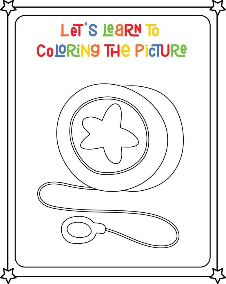 Yoyo Coloring Pages For Kids [2025]