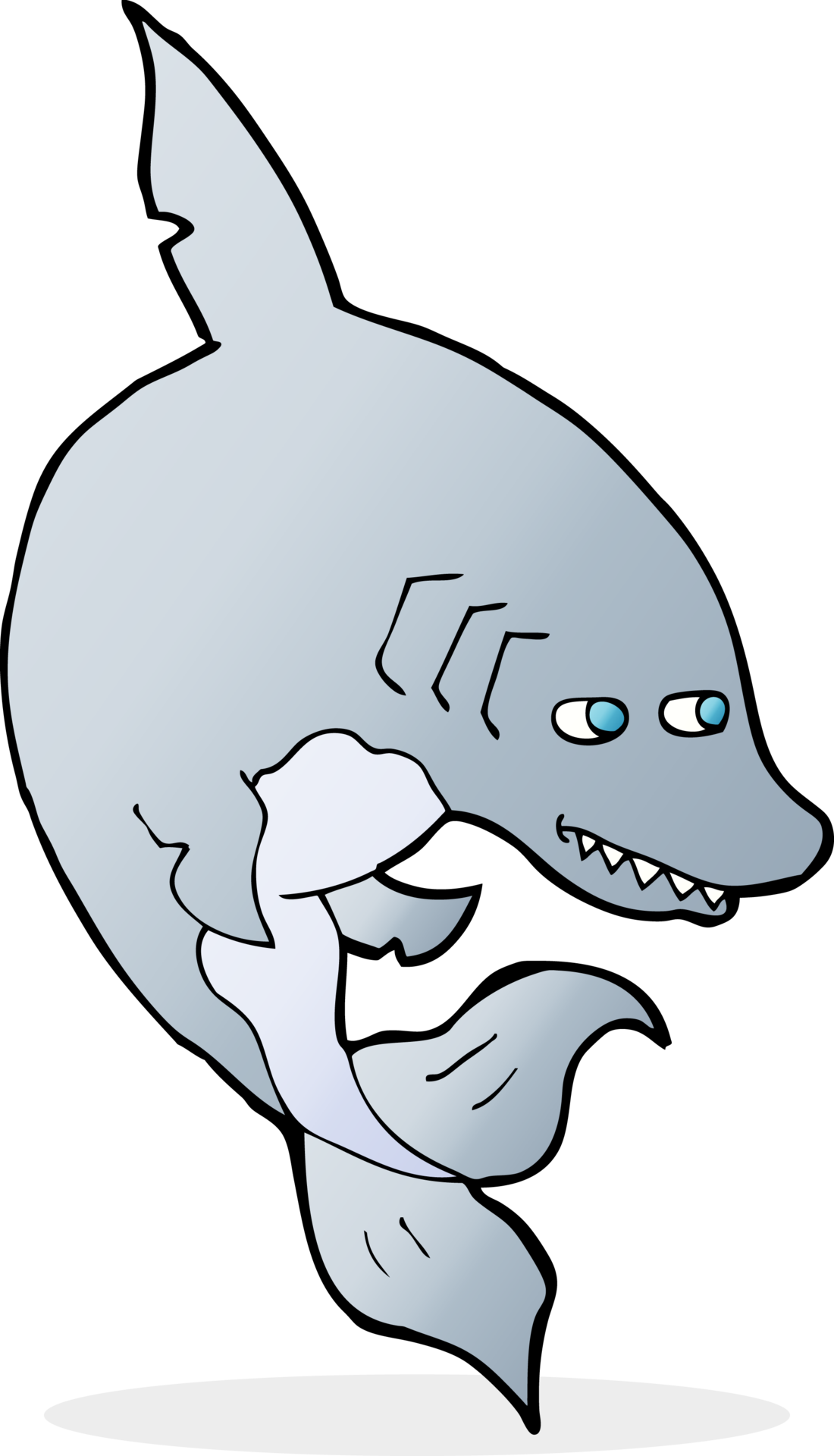 Funny Cartoon Shark 45101976 Png