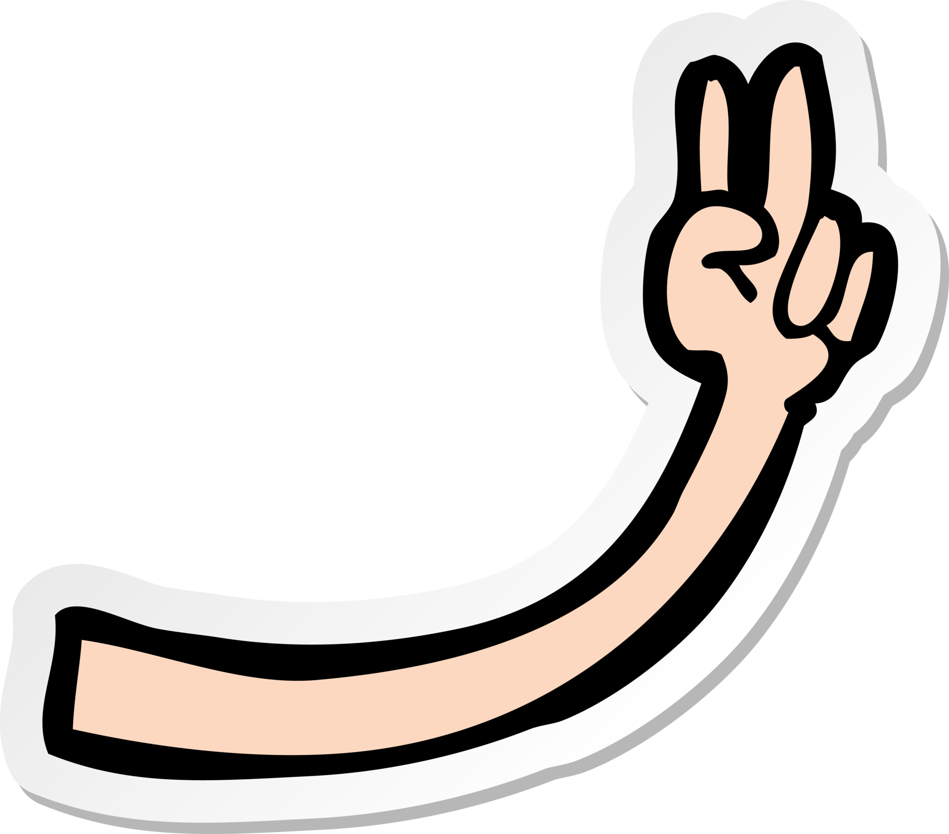 pegatina de un brazo de dibujos animados 45103876 PNG pegatina de un brazo de dibujos animados 45103876 PNG