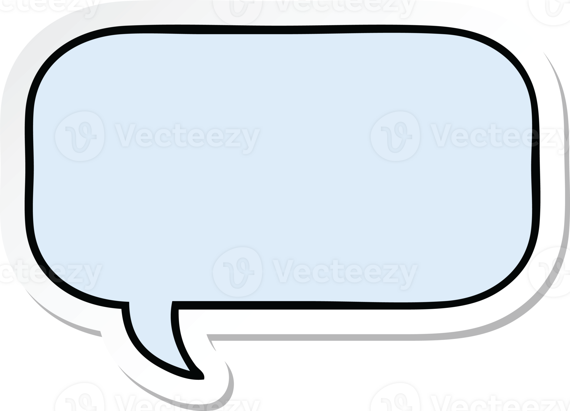 sticker of a cute cartoon speech bubble 45117022 PNG sticker of a cute cartoon speech bubble 45117022 PNG