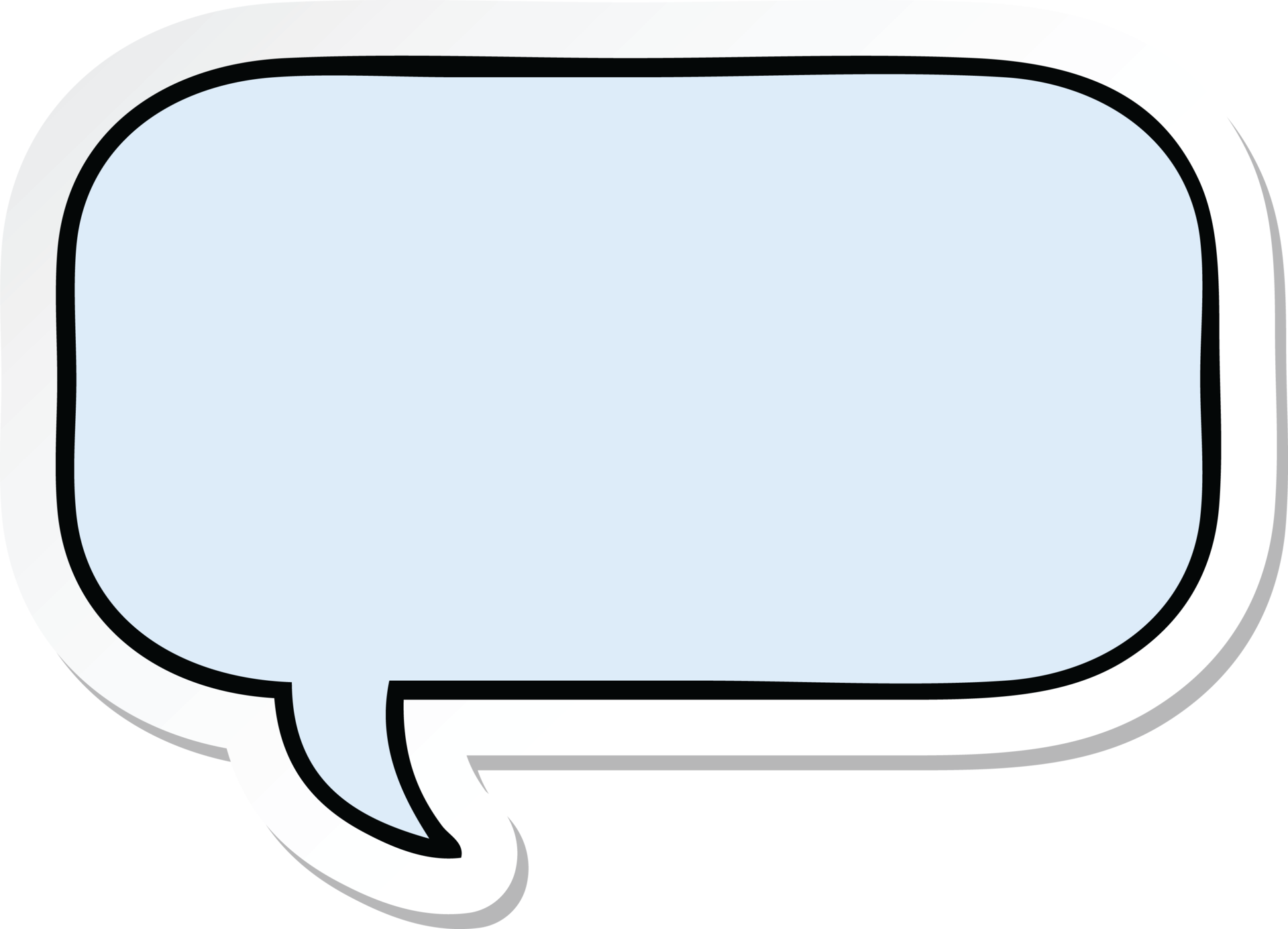 sticker of a cute cartoon speech bubble 45117022 PNG sticker of a cute cartoon speech bubble 45117022 PNG