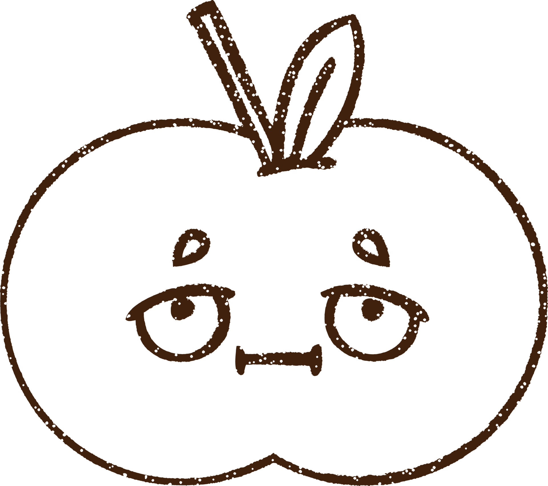 Apple Charcoal Drawing 45120465 PNG