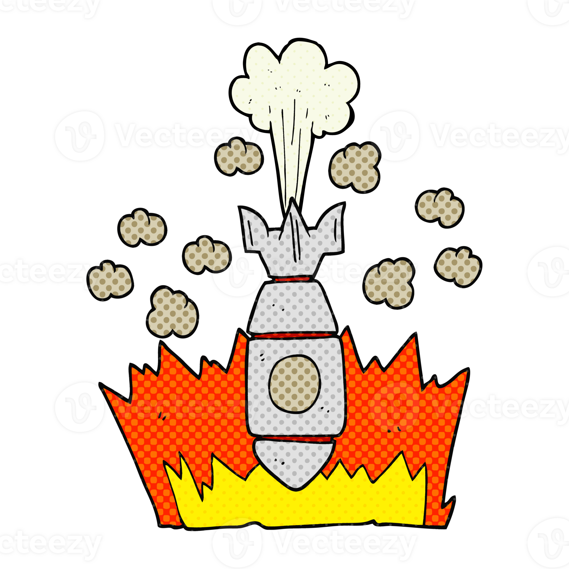 hand drawn cartoon falling bomb 45130124 PNG