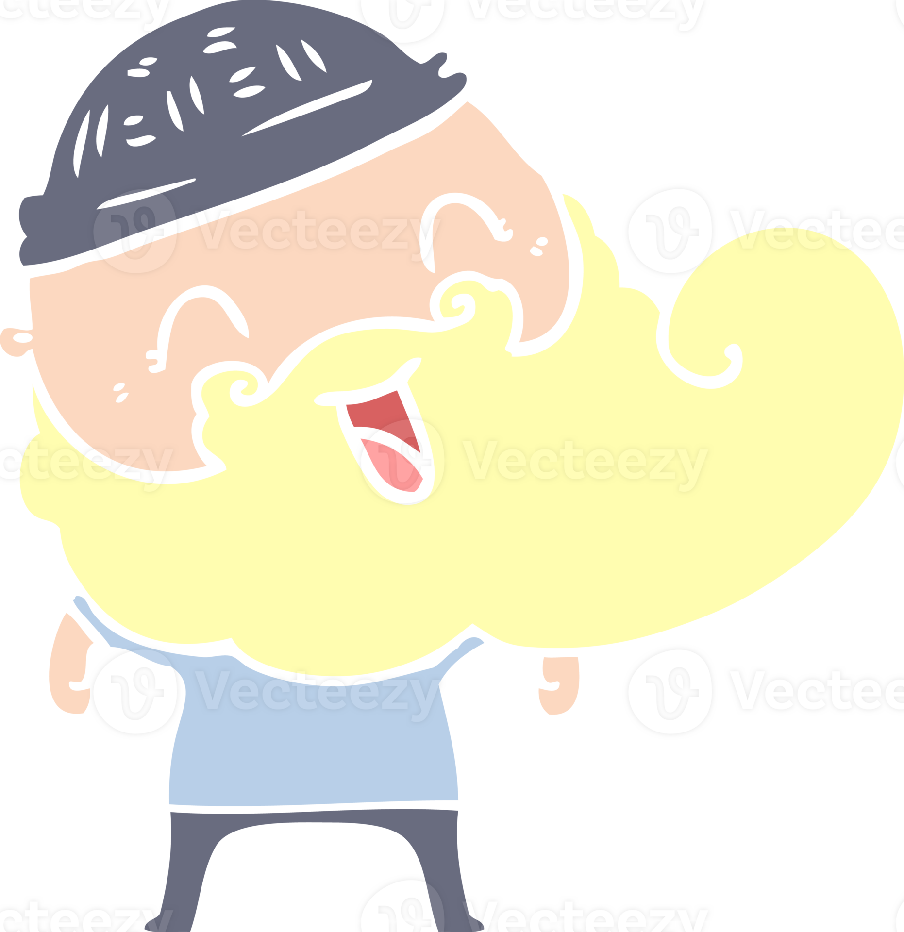 Happy Bearded Man 45131170 Png