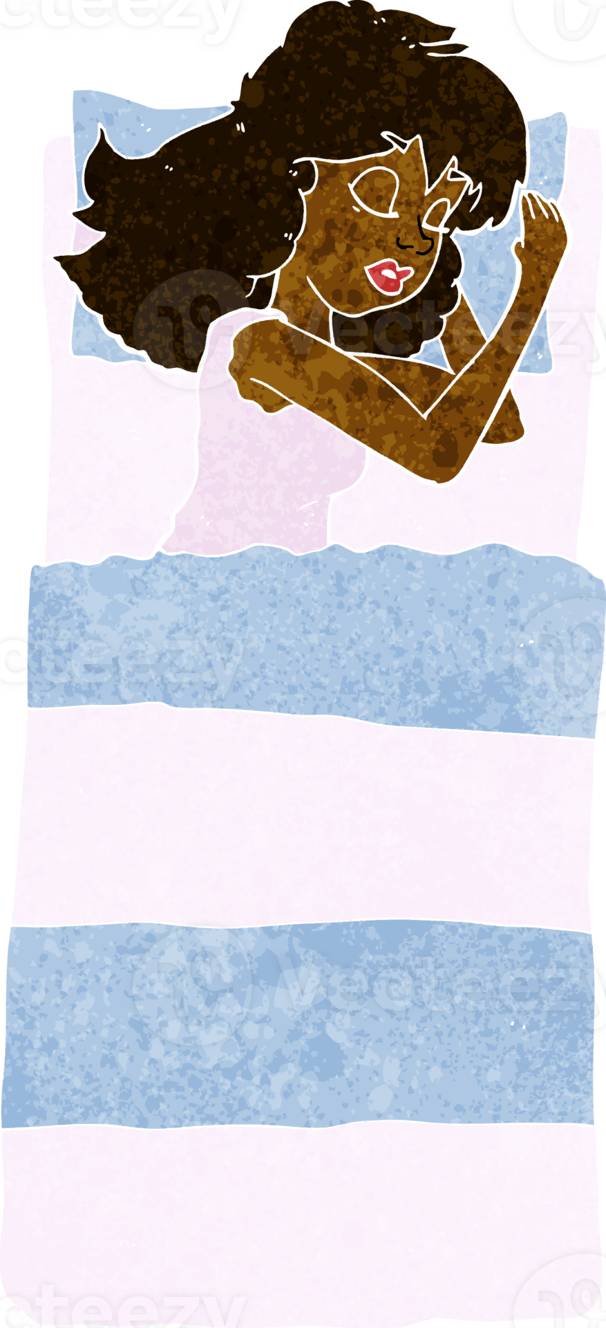 Cartoon Sleeping Woman 45132924 Png