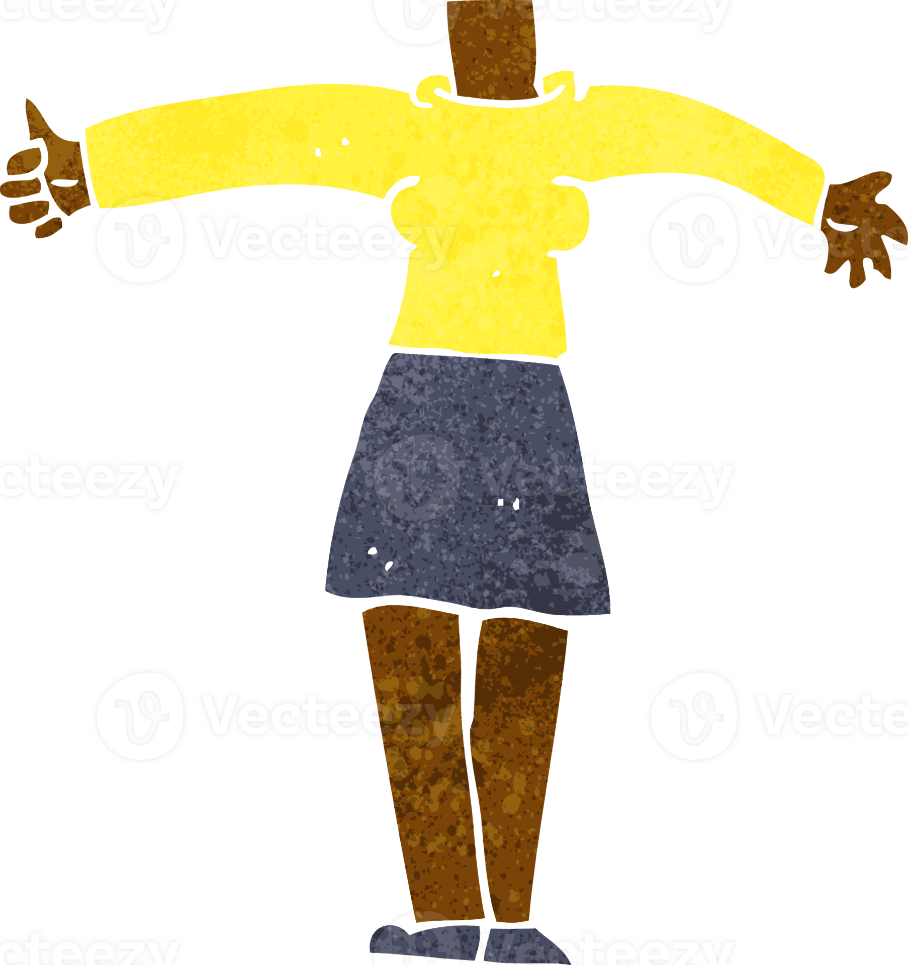 Cartoon Female Body Add Photos Or Mix And Match Cartoons 45133286 Png