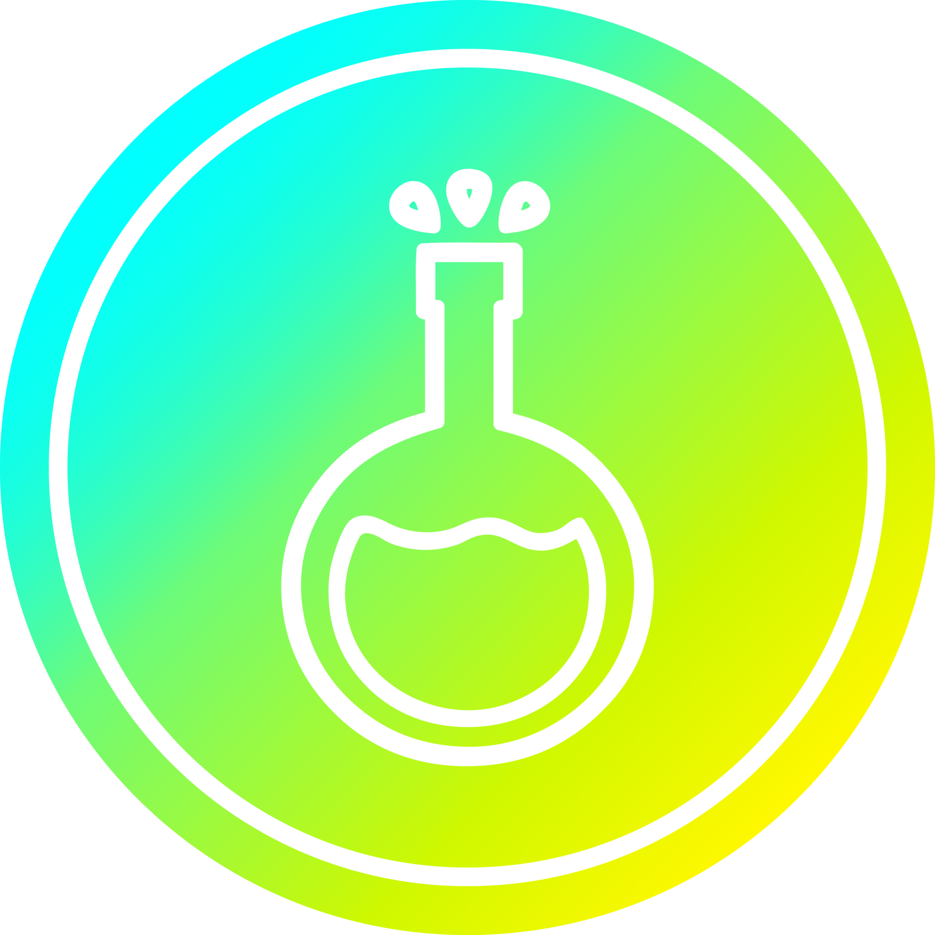 Science Experiment Circular Icon With Cool Gradient Finish 45134707 Png