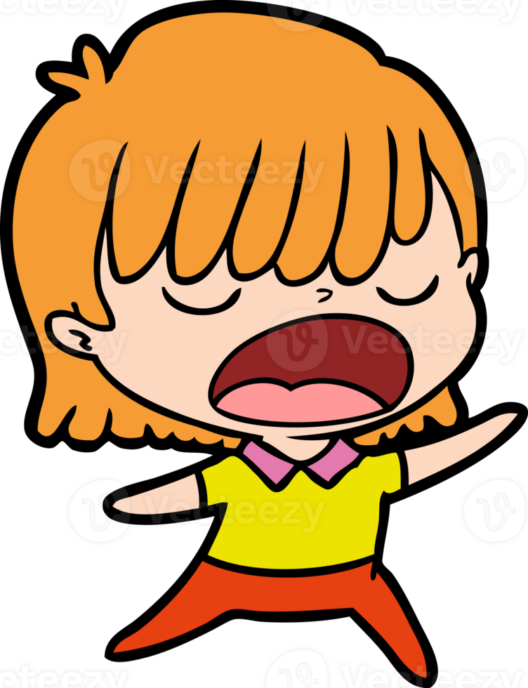 femme de bande dessinée parlant fort 45137226 PNG femme de bande dessinée parlant fort 45137226 PNG