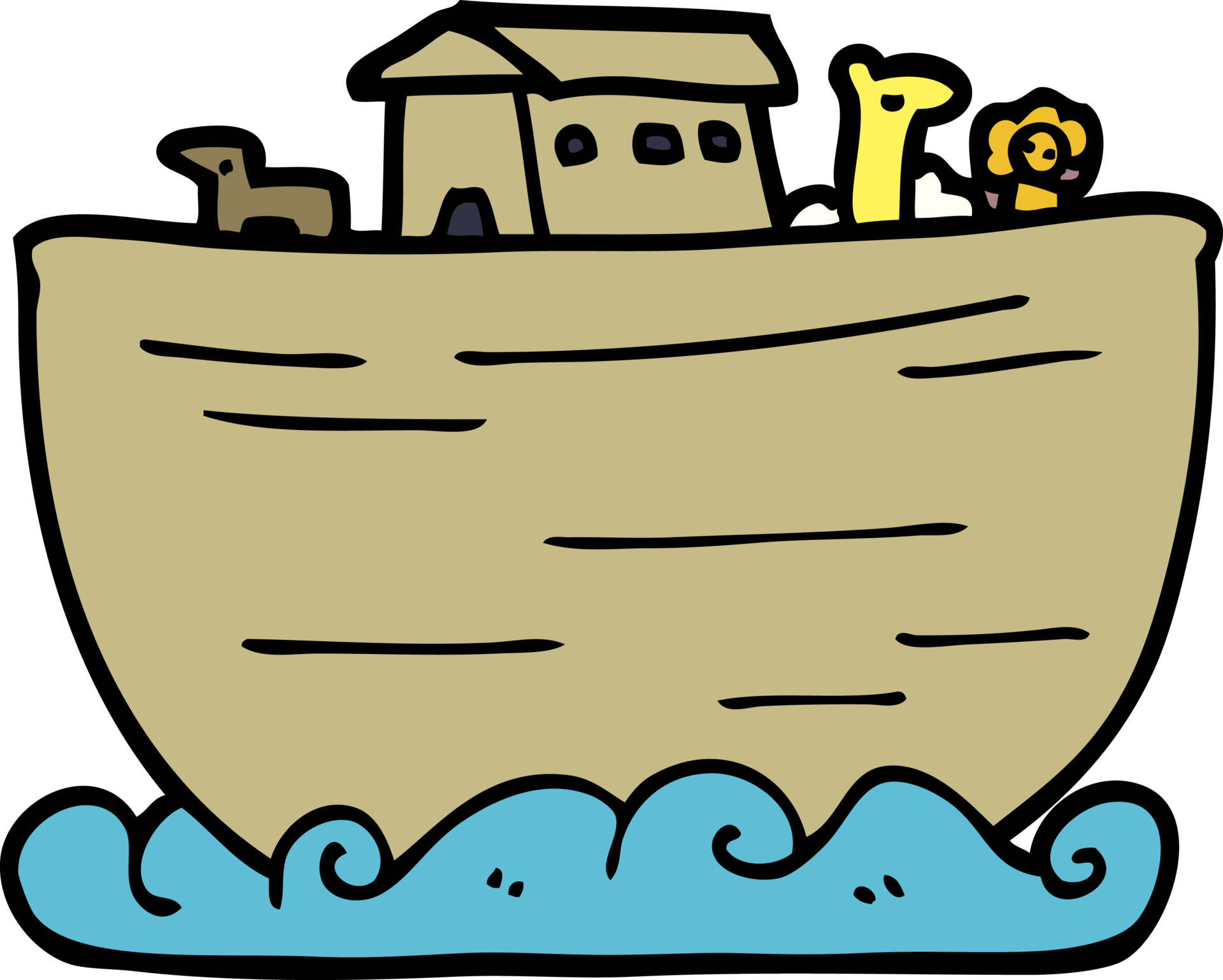 Cartoon Doodle Noahs Ark 45144041 Png
