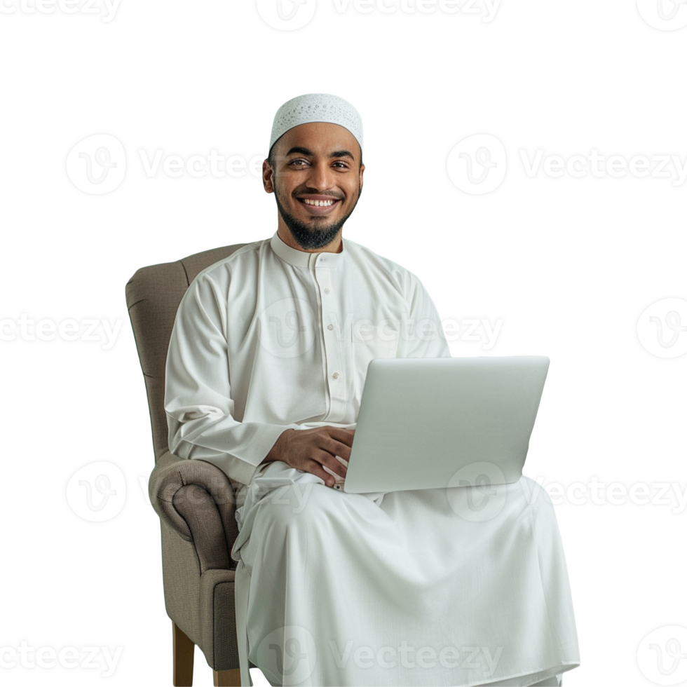 Arab business man using laptop isolated 45152548 PNG Arab business man using laptop isolated 45152548 PNG