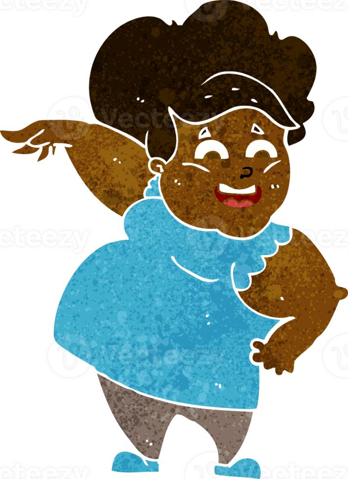 Cartoon Overweight Woman 45153839 Png