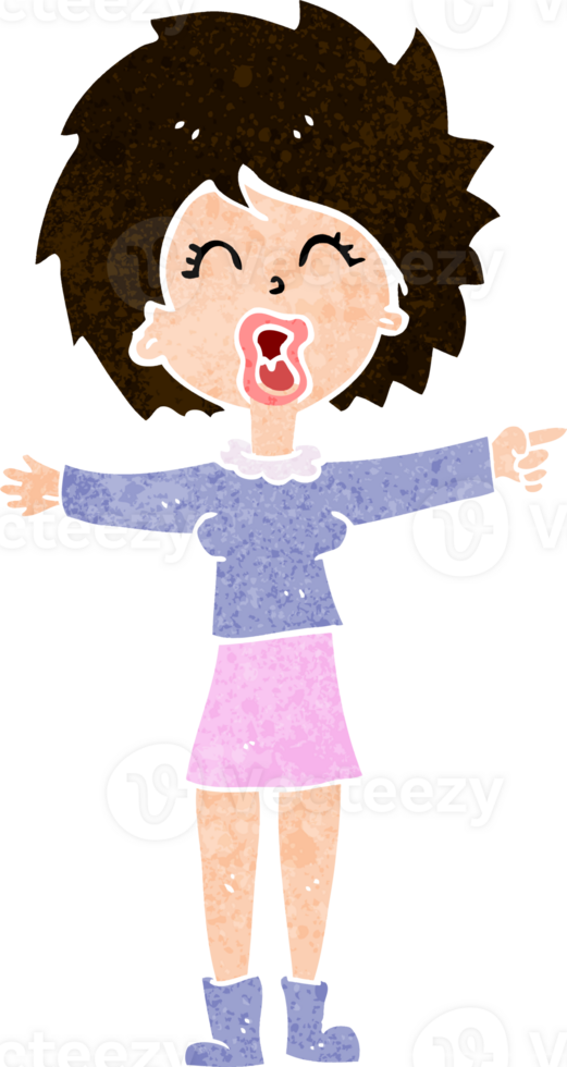 Cartoon Stressed Out Woman Talking 45166258 Png