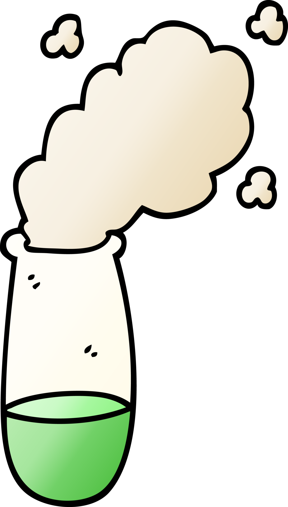 Gradient Illustration Cartoon Test Tube 45166461 Png