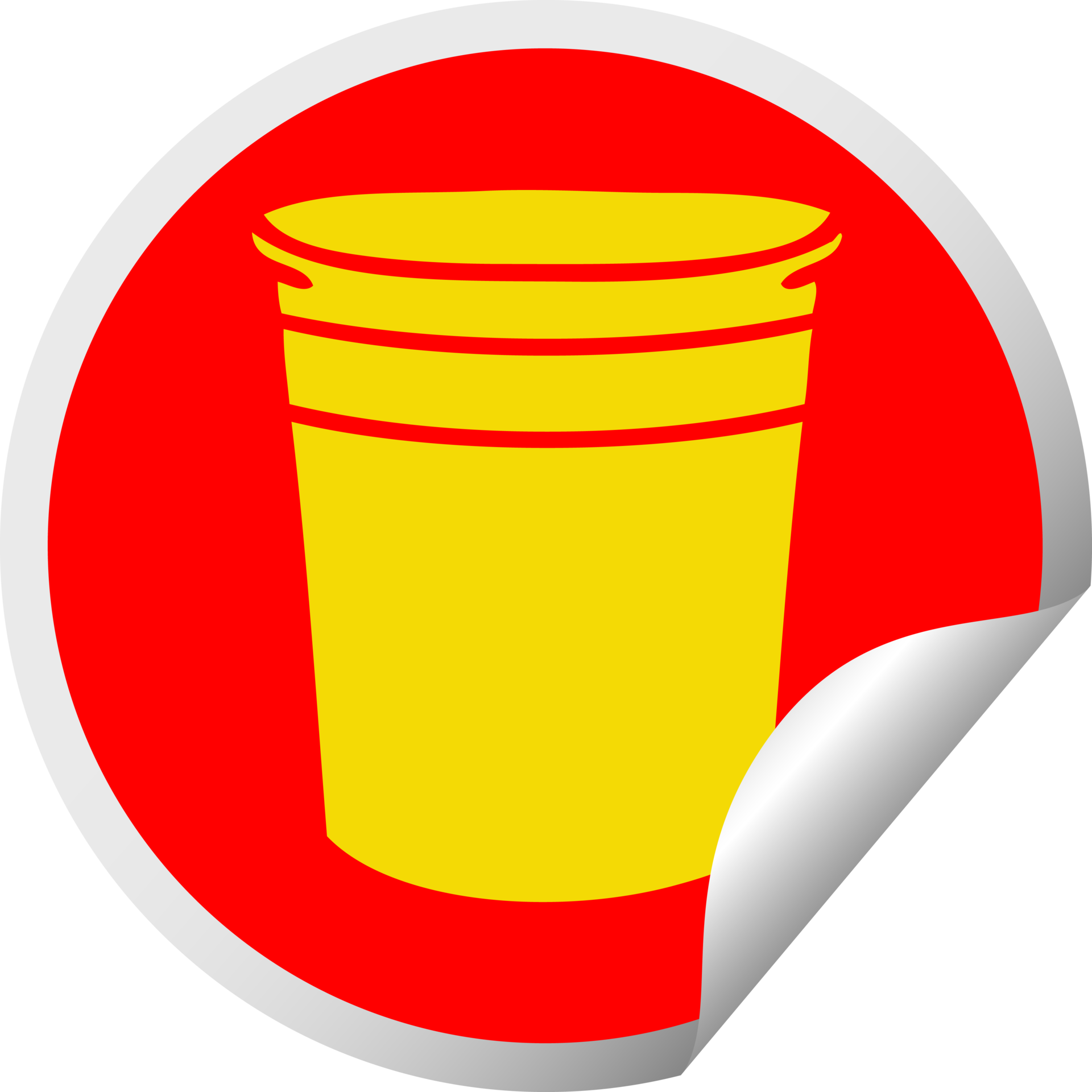 Circular Peeling Sticker Quirky Cartoon Plant Pot 45171201 Png