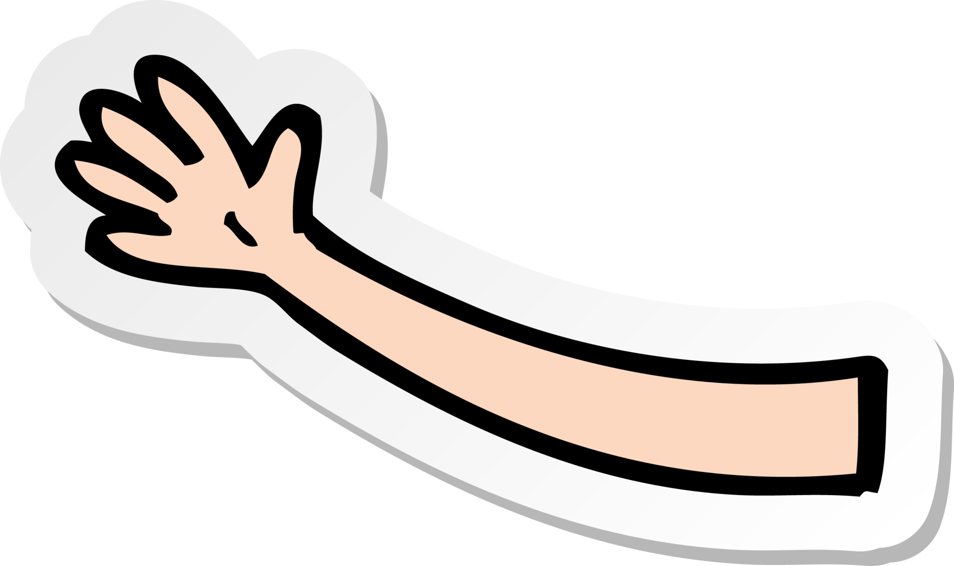 pegatina de un brazo de dibujos animados 45175657 PNG pegatina de un brazo de dibujos animados 45175657 PNG