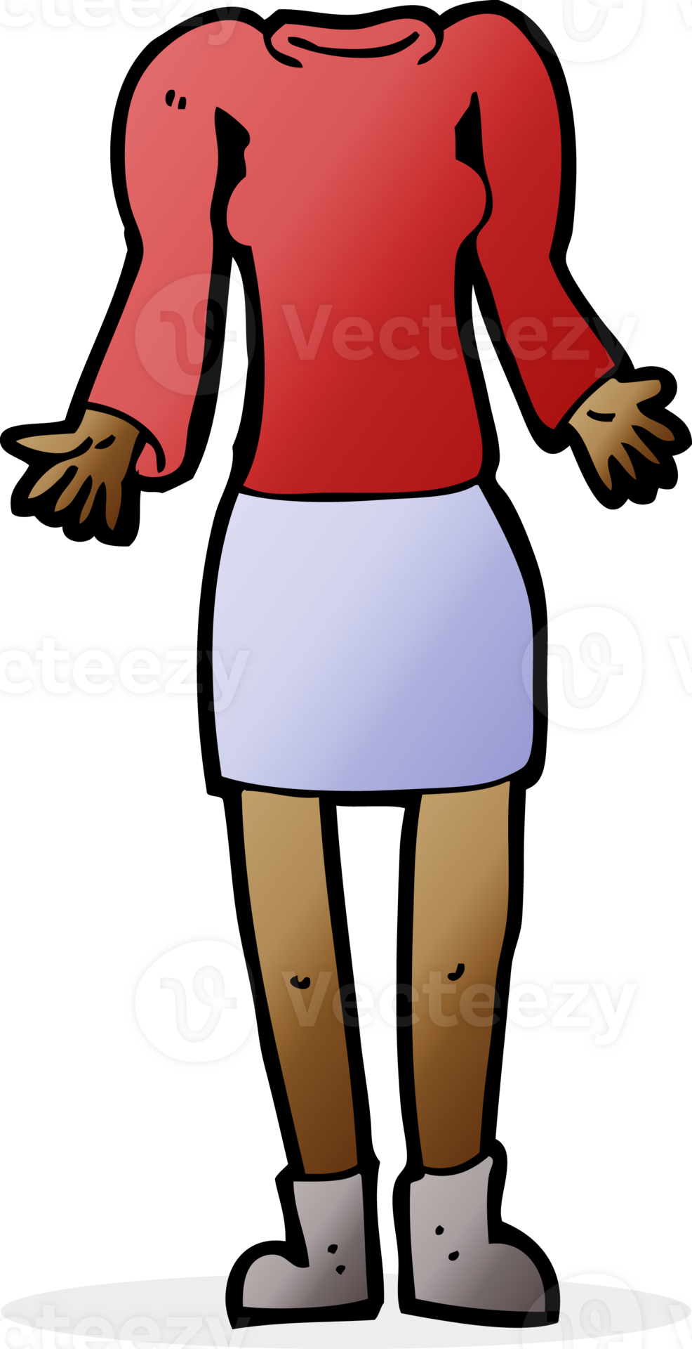 cartoon female body shrugging shoulders mix and match cartoons or add ... cartoon female body shrugging shoulders mix and match cartoons or add ...