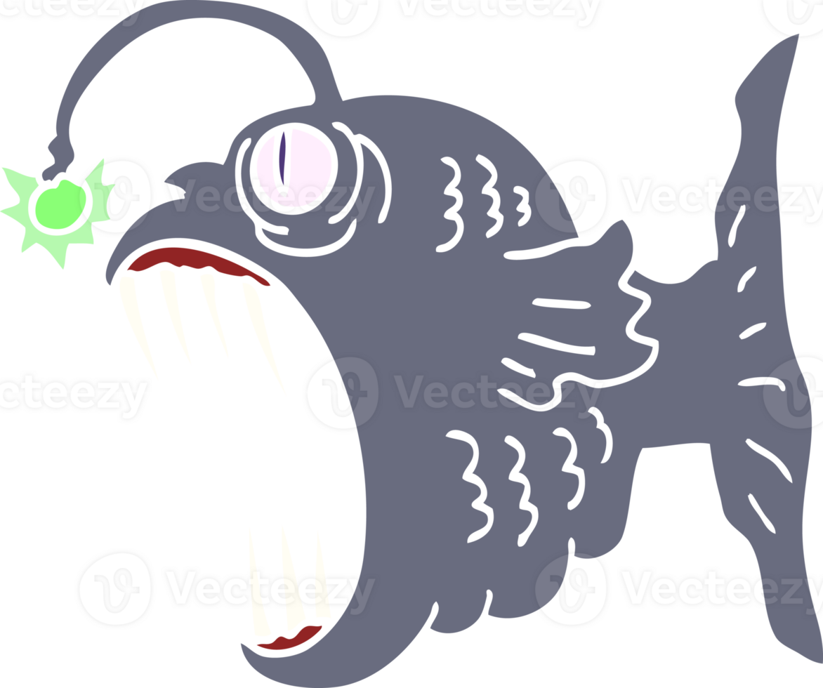 flat color illustration cartoon lantern fish 45192744 PNG flat color illustration cartoon lantern fish 45192744 PNG