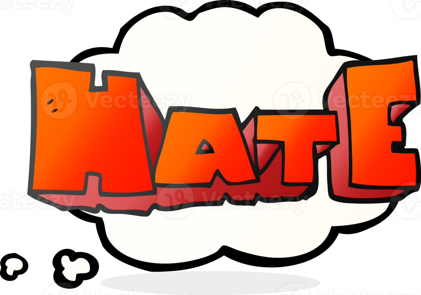 hand drawn thought bubble cartoon word Hate 45197108 PNG hand drawn thought bubble cartoon word Hate 45197108 PNG