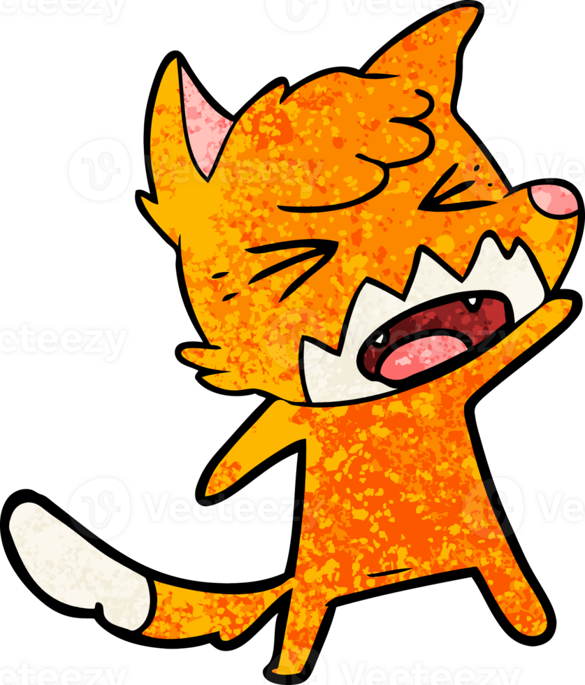 angry cartoon fox 45199304 PNG