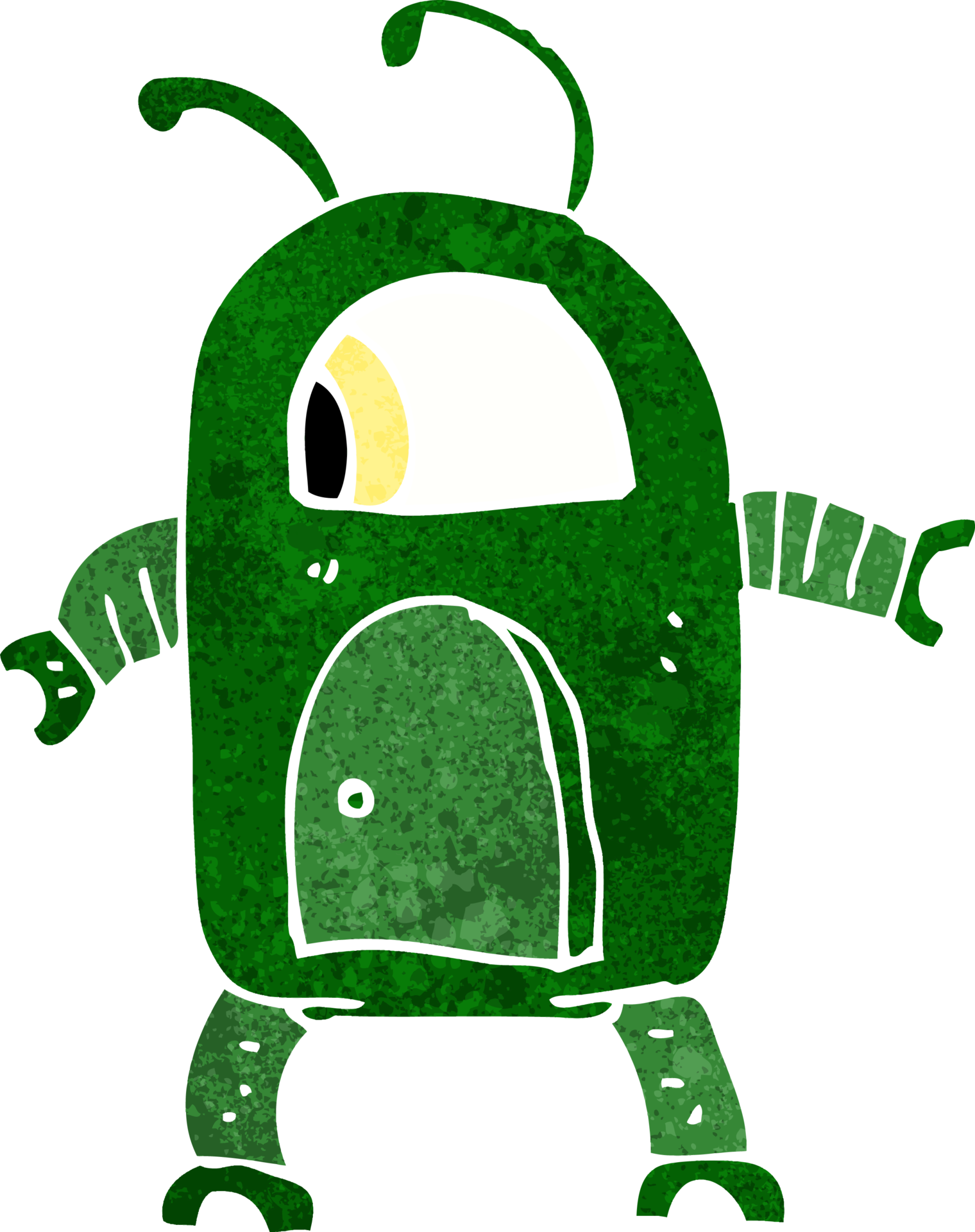 Cartoon Alien Robot 45205598 Png