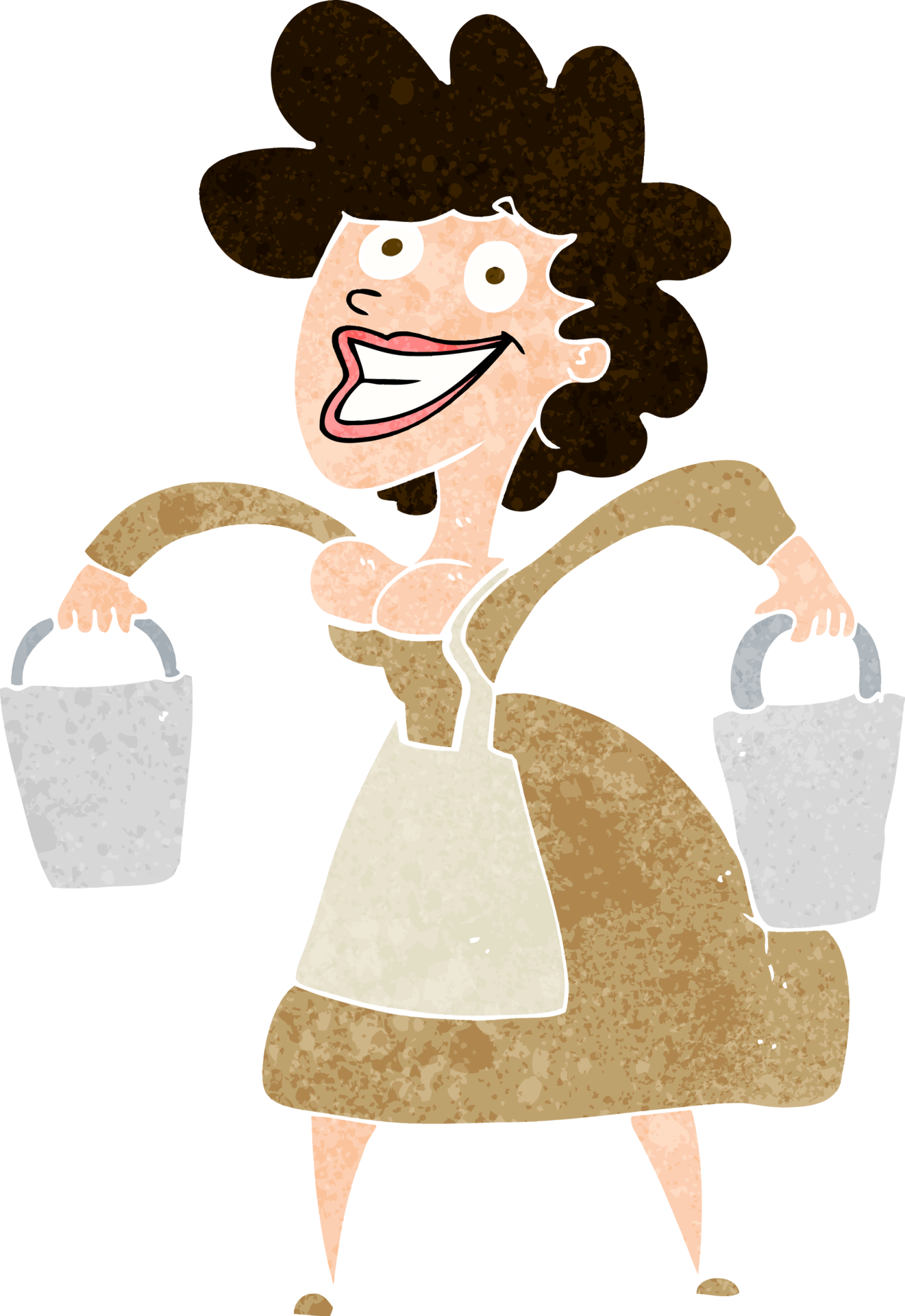 cartoon milkmaid carrying buckets 45207895 PNG cartoon milkmaid carrying buckets 45207895 PNG