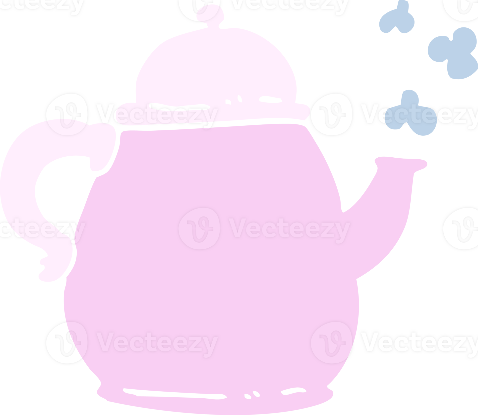 flat color illustration cartoon tea po 45224965 PNG flat color illustration cartoon tea po 45224965 PNG