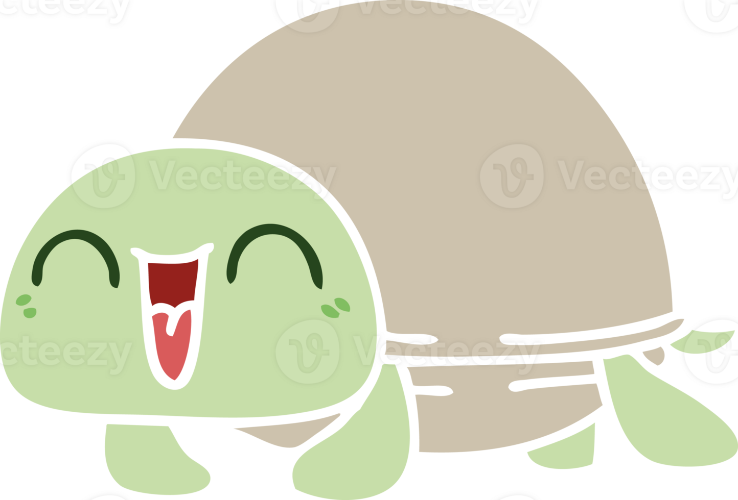 Hand Drawn Quirky Cartoon Turtle 45231397 Png