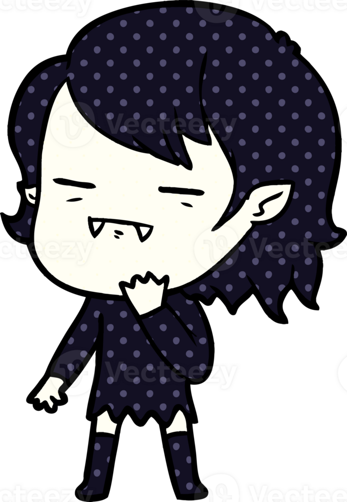 Cartoon Undead Vampire Girl 45232814 Png