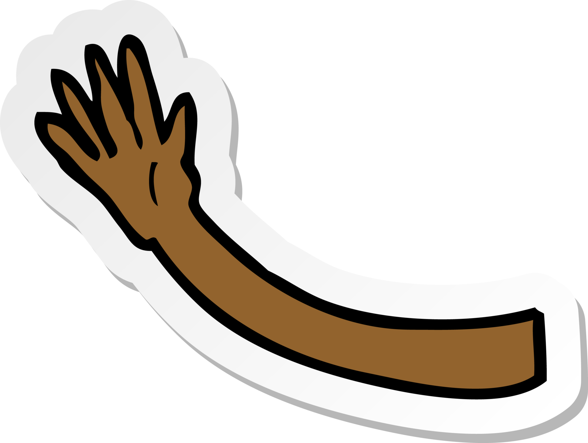 pegatina de un brazo de dibujos animados 45242154 PNG pegatina de un brazo de dibujos animados 45242154 PNG