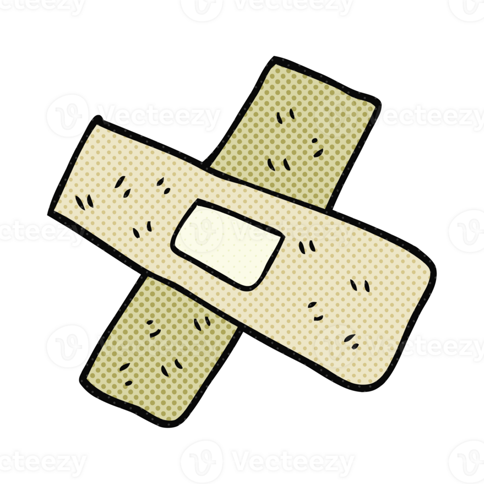 hand drawn cartoon sticking plaster 45245022 PNG