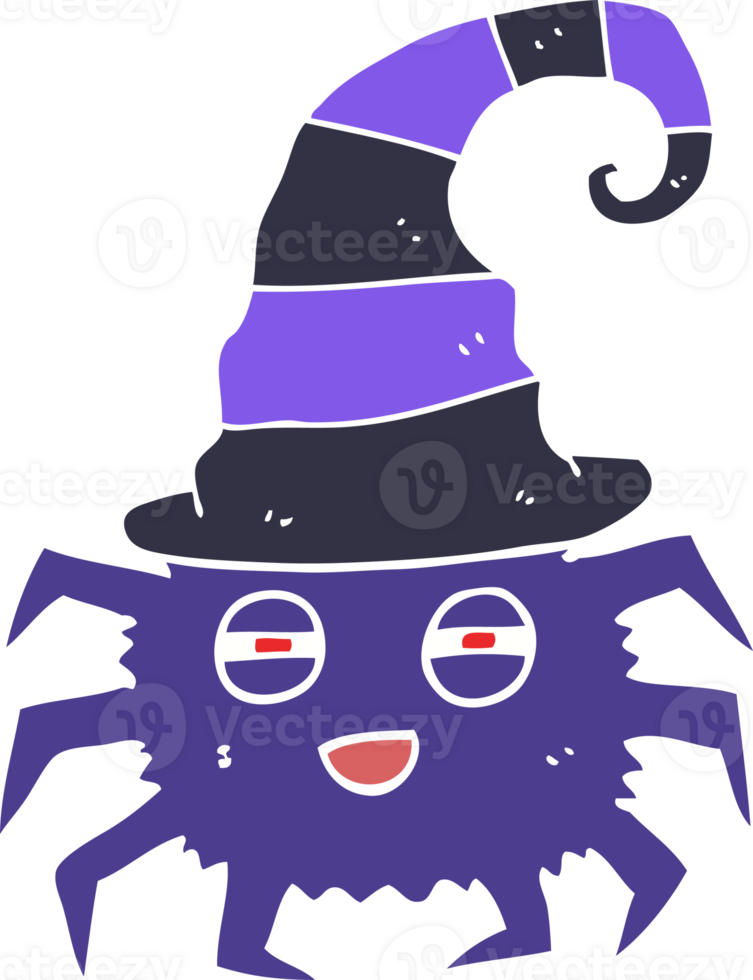 flat color illustration of halloween spider 45247042 PNG